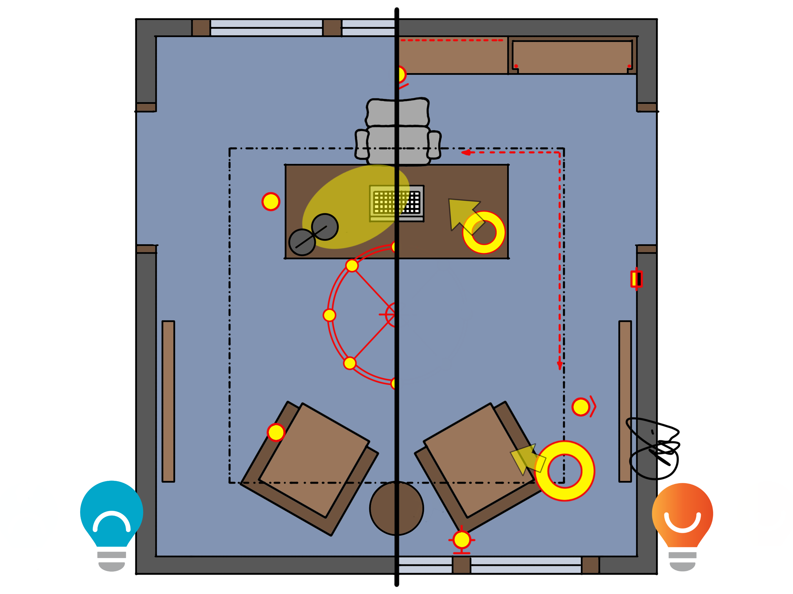 Office Lighting Diagram Can You Feng Shui My Study Please? New House